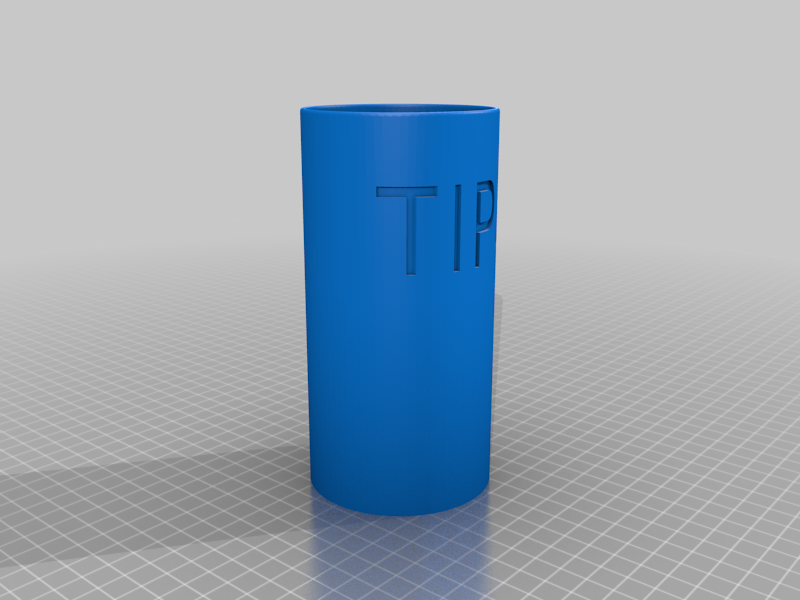 Free STL file Tip Cup・3D printing idea to download・Cults