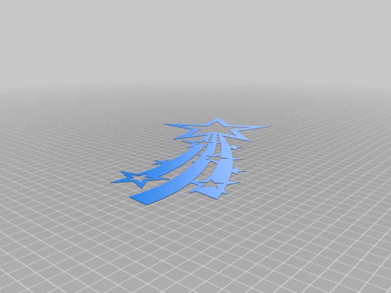 Free 3D file Shooting star・3D printer design to download・Cults