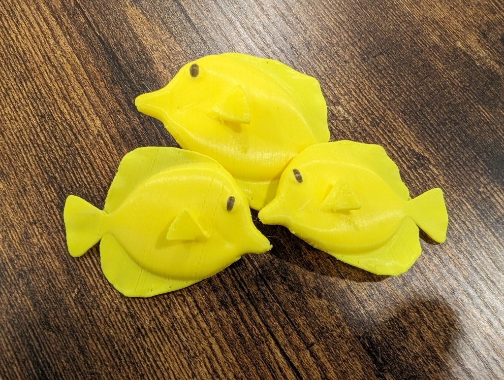 Free 3D file Yellow Tang Fish Decoy 🐠・3D print model to download・Cults