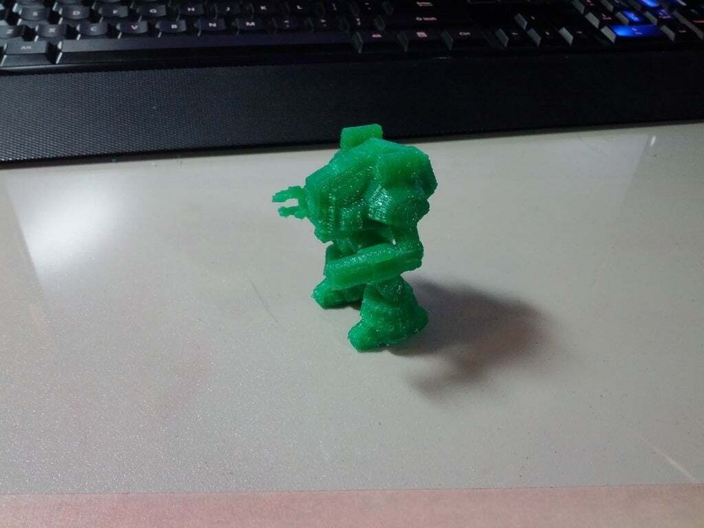 Archivo STL gratis Battle Mech (Wargaming Mini) 🦸・Objeto de impresión ...