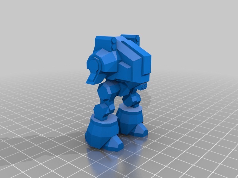 Archivo STL gratis Battle Mech (Wargaming Mini) 🦸・Objeto de impresión ...