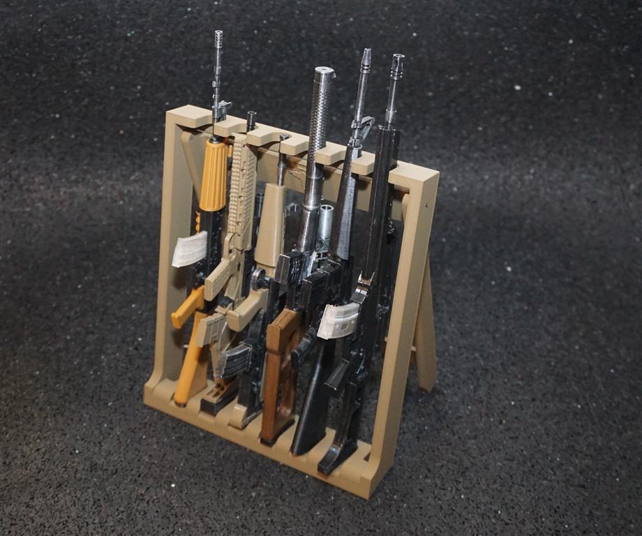 Free STL file Gunrack - scale 1/4・3D printing template to download・Cults
