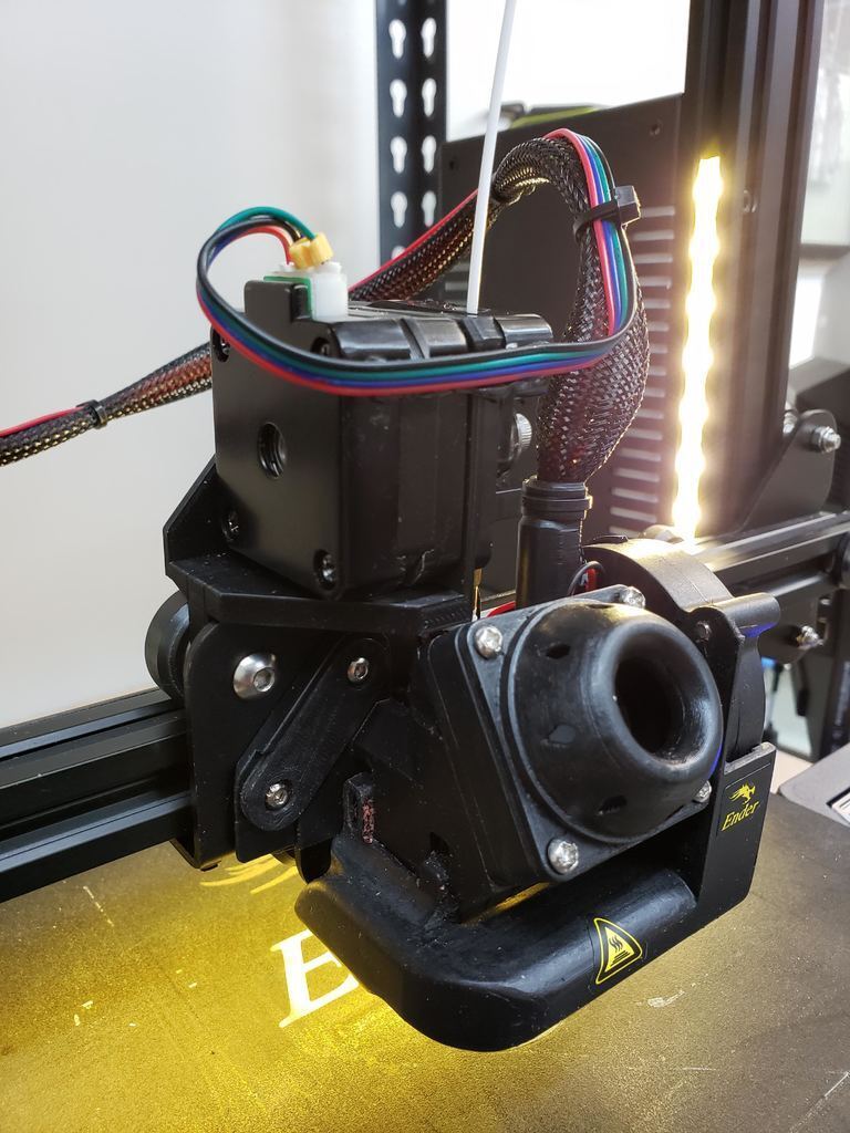 Бесплатный STL файл My CR10/Ender/Tevo Direct Drive with silencer setup ...