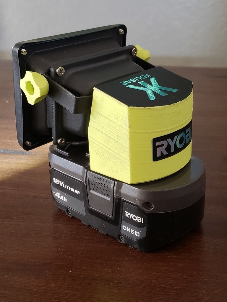 Free STL file RYOBI LED light・3D print design to download・Cults
