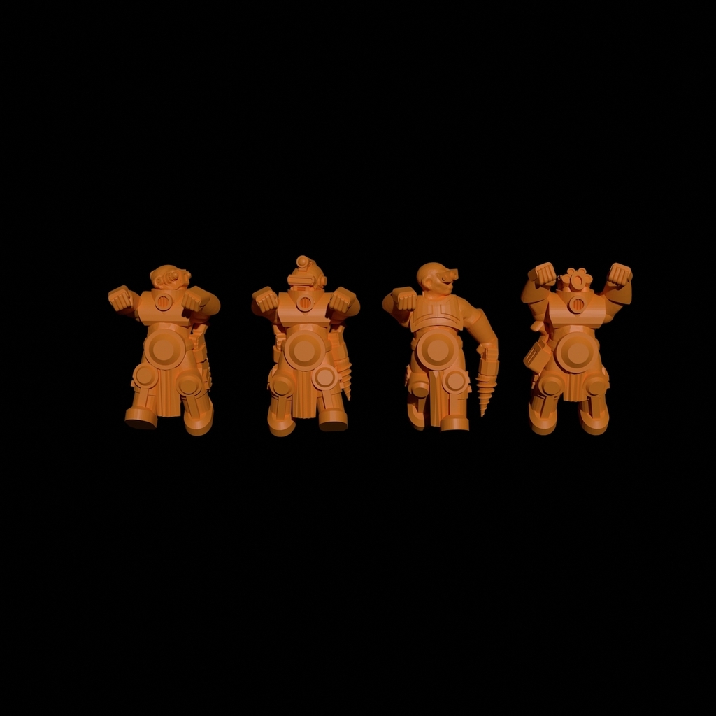 Free STL file Smallscale climbing workers・3D print object to download・Cults
