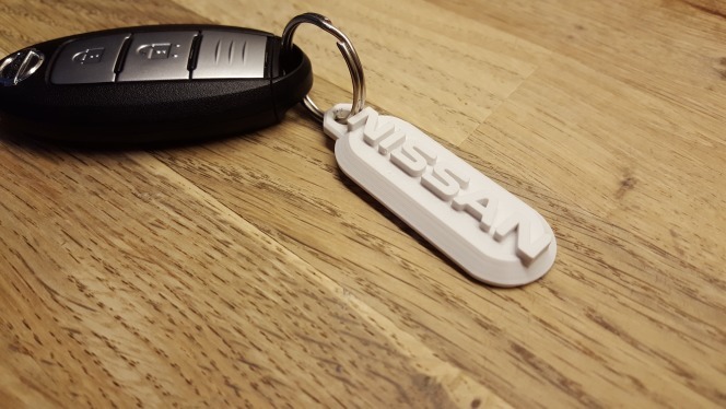 Free 3D file Nissan Key Ring・Design to download and 3D print・Cults