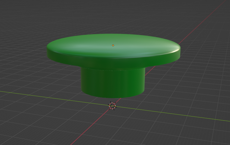 Free STL file Momentary Push Button E-stop Mushroom style 10-24 threads ...