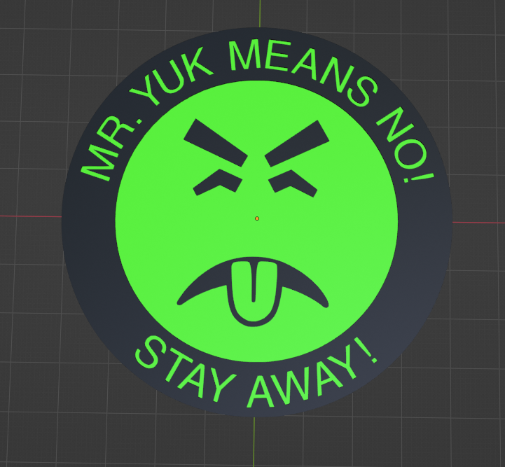 Free 3D file Mr. Yuk・3D print design to download・Cults