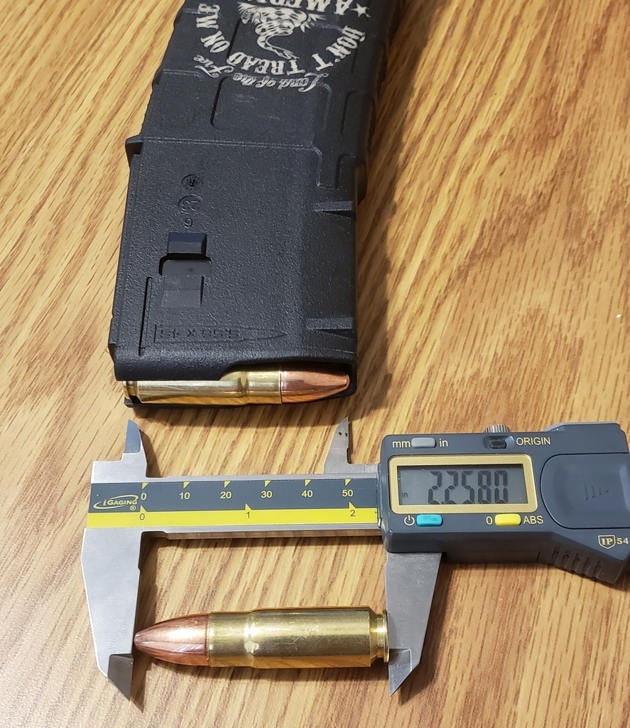 Free STL file Magpul PMAG Gen M3 Follower 458 SOCOM Full Length ...