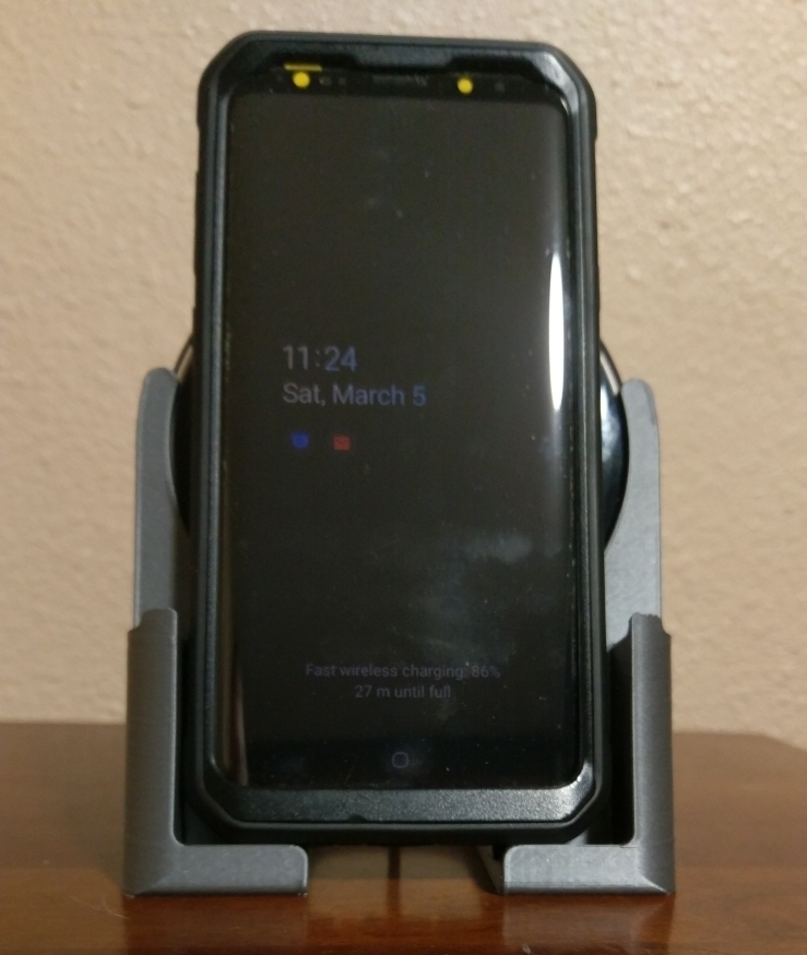 Free 3D file Samsung Wireless QI stand for S9+ Plus・3D printable model ...