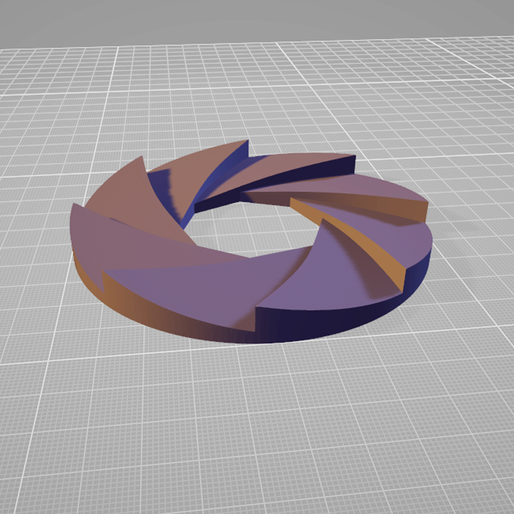 STL file Appeture Camera Lens・3D printing idea to download・Cults