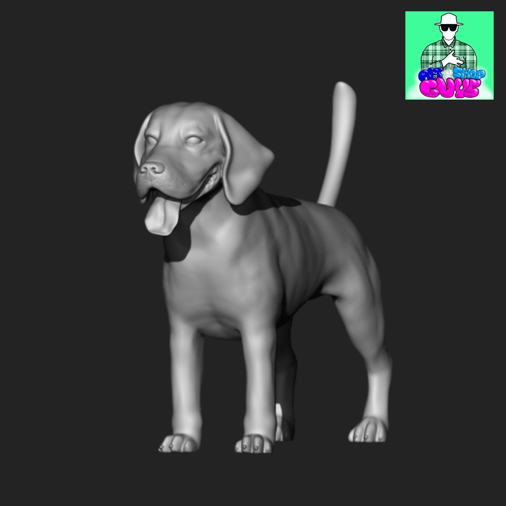 STL file Beagle Breed Dog 🐕・3D printing template to download・Cults