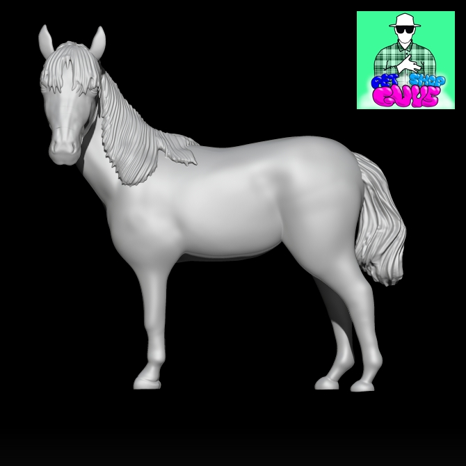 STL file Horse・3D printing model to download・Cults