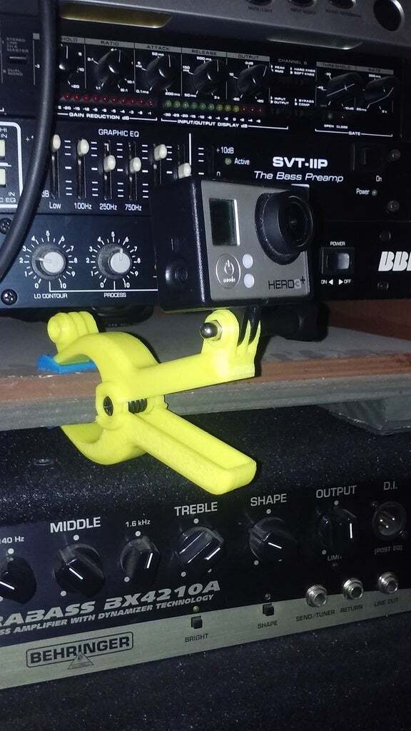 Free STL file Spring Clamp for GoPro 🗜️・3D printable object to download ...