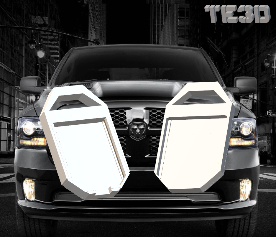 STL file Dodge Ram 1500 2000-2005 Key casing T-800 version 🐏・Model to ...