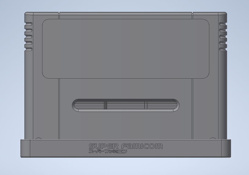 Free STL file (Single Piece) Super Famicom / Nintendo (PAL) Cartridge ...