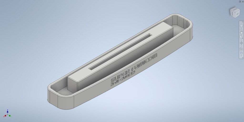 Free STL file Super Famicom Dust Cover・3D printable object to download ...