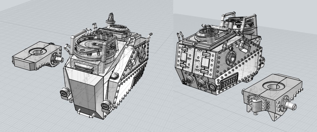 STL file Dust War - Axis Medium Walker Proxy・3D printable model to ...