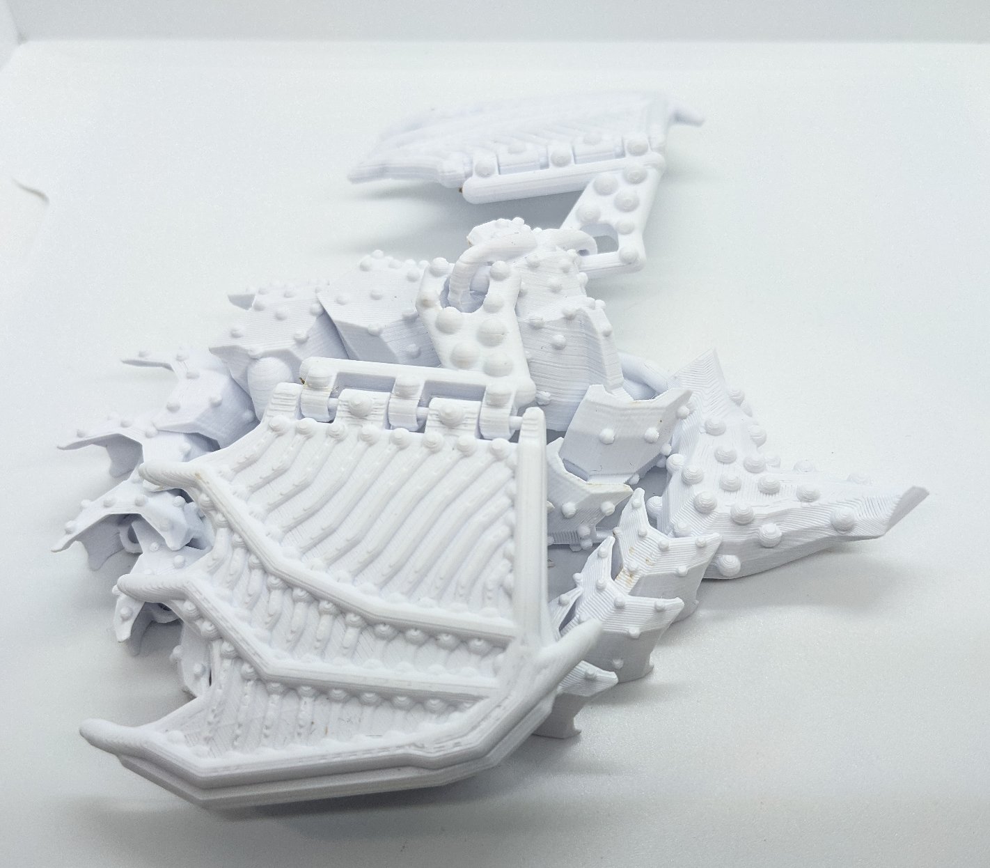 STL file CUTE ARTICULATED WINGED DRAGON FLEXI WIGGLE PET, PRINT IN ...