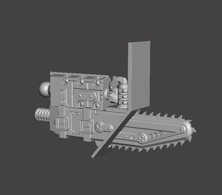 STL file DUST WAR - SOVIET CHAIN \ FLAME \ HOWITZER ARMS FOR WALKER ...