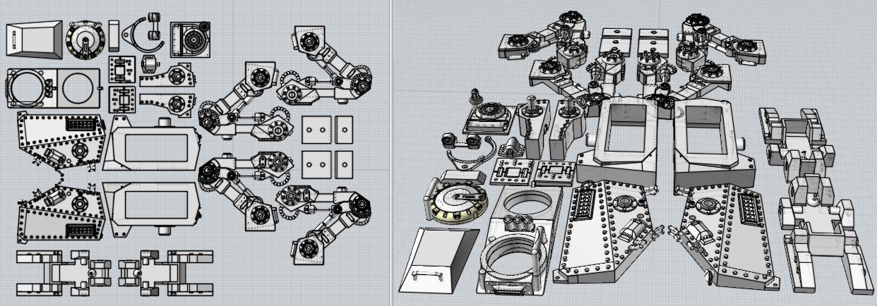 STL file Dust War - Axis Medium Walker Proxy・3D printable model to ...