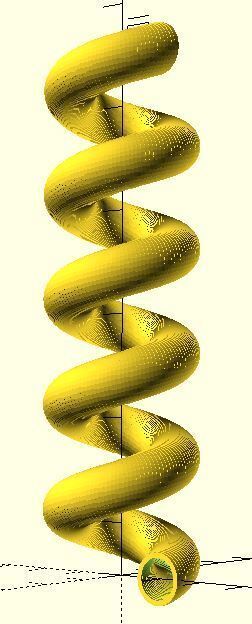 Free SCAD file Spiralfeder OpenSCAD 👽・3D printable model to download・Cults
