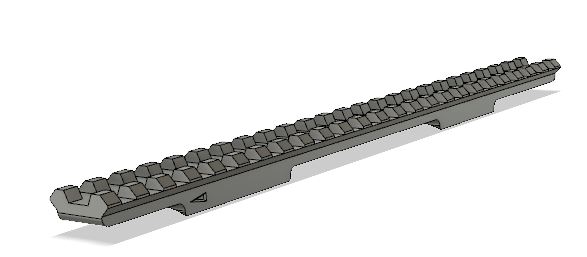 3D file SSG24 Extended rail STEP・Model to download and 3D print・Cults