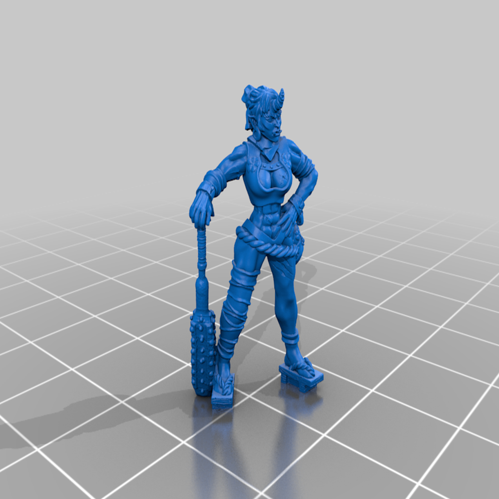 Archivo STL gratis Ogro Troll o chica oni mujer. Ogress Remake・Modelo ...