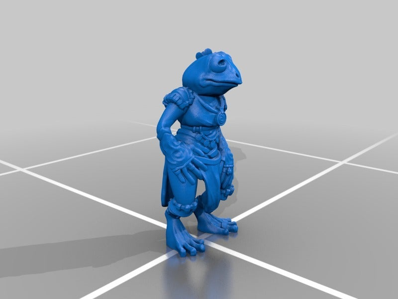 Free STL file Female Grung - D&D Tabletop Miniature・3D printing idea to ...