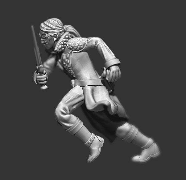 Free STL file Fantasy female thief Rogue assassin ver 2.0・3D printing ...