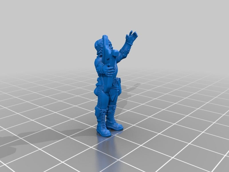 Free STL file Female dwarf bard ♀️・3D printer model to download・Cults