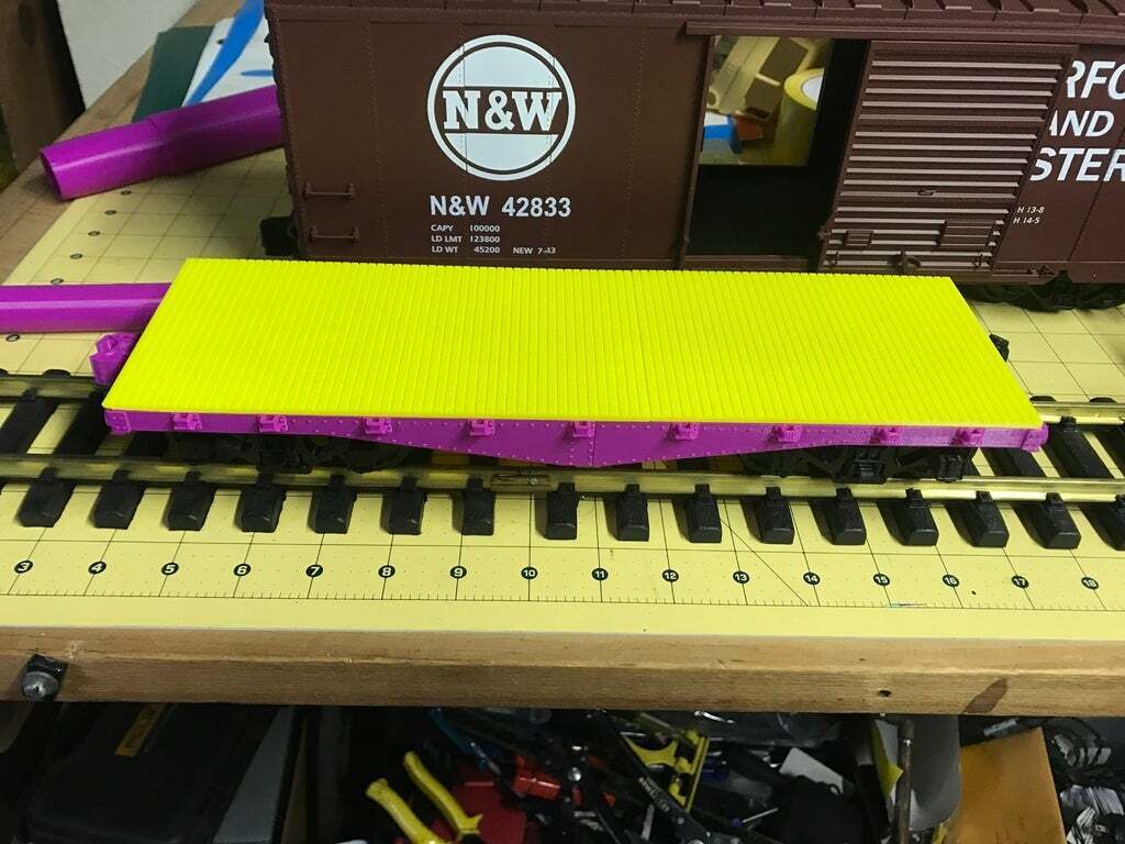 Free STL file PRR F-22 Flatcar・3D printing template to download・Cults