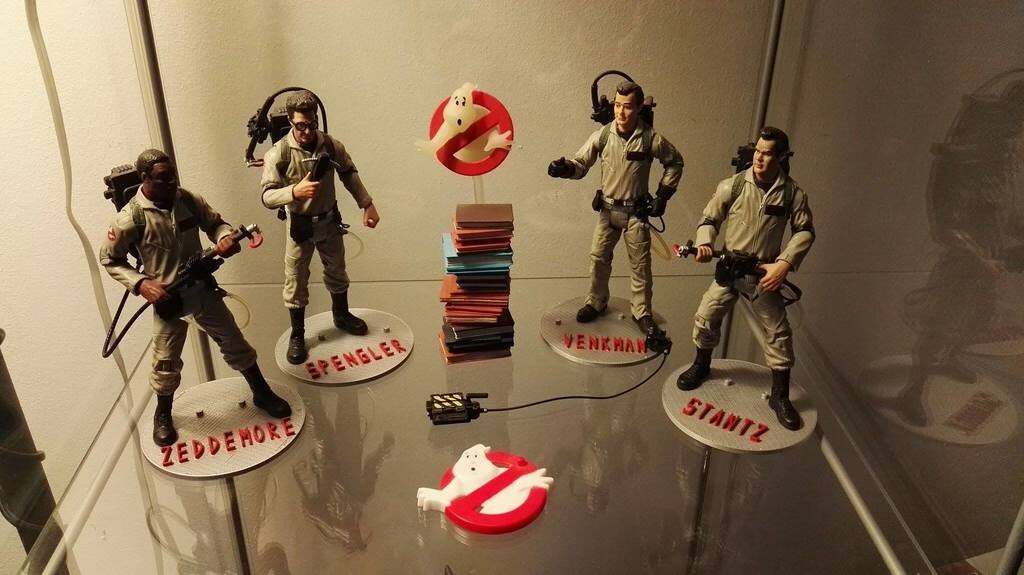 Free STL file Ghostbusters Mattel 6-inch figure stands・3D printer ...