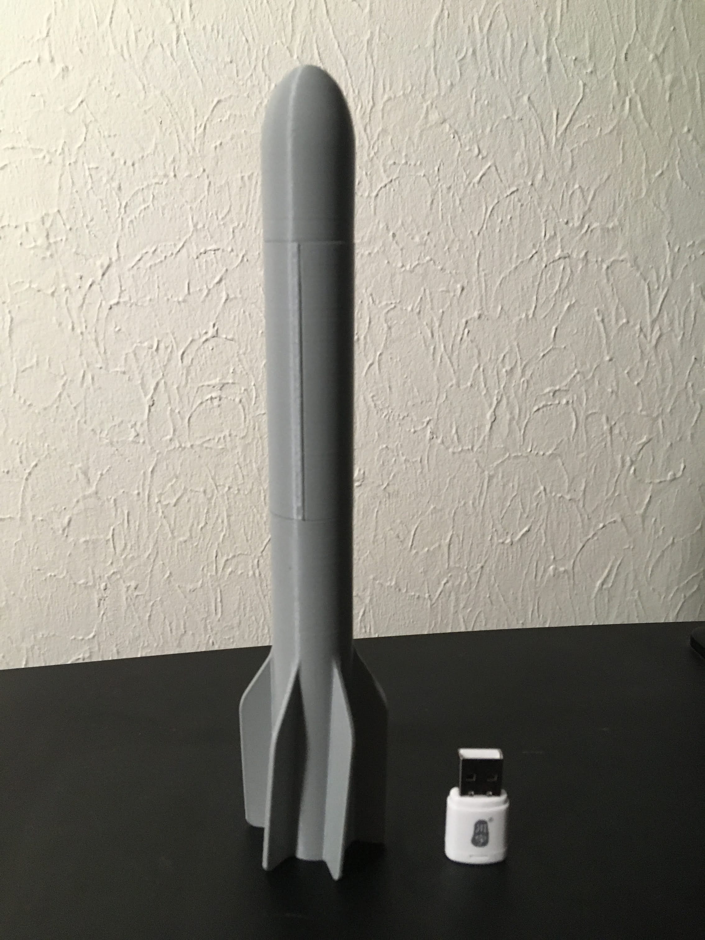 STL file CO2 Cartridge Rocket - Mach1.7 🚀・3D printing idea to download ...