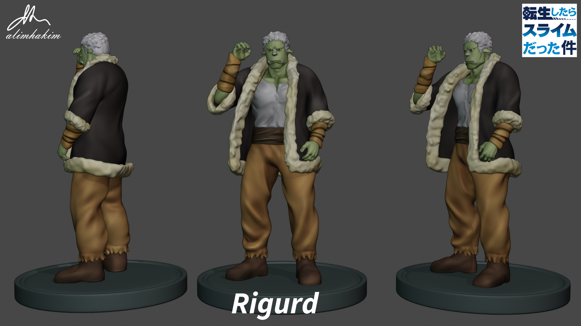 Fichier STL Rigurd Rigurudo Rigurdo La fois où je me suis réincarné en Slime Modèle d'impression ...