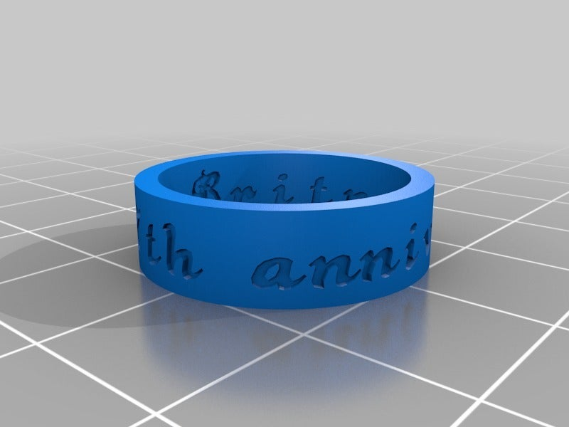 Free STL file Roman and Britney's ring・3D printer model to download・Cults