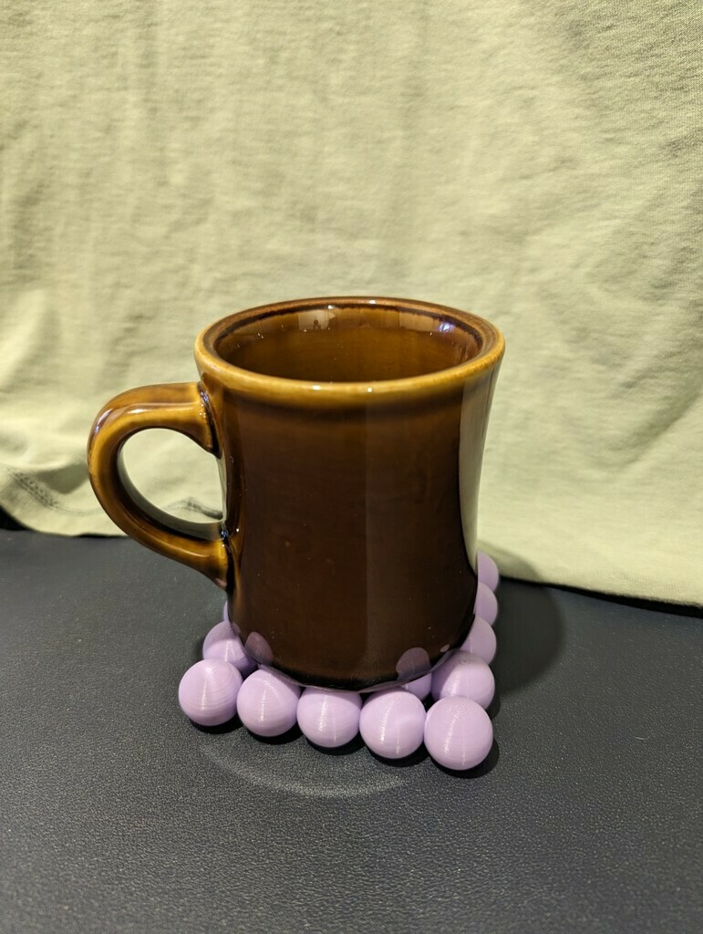 Free 3D file Bubble Coaster - Customizable ☕・3D print design to ...