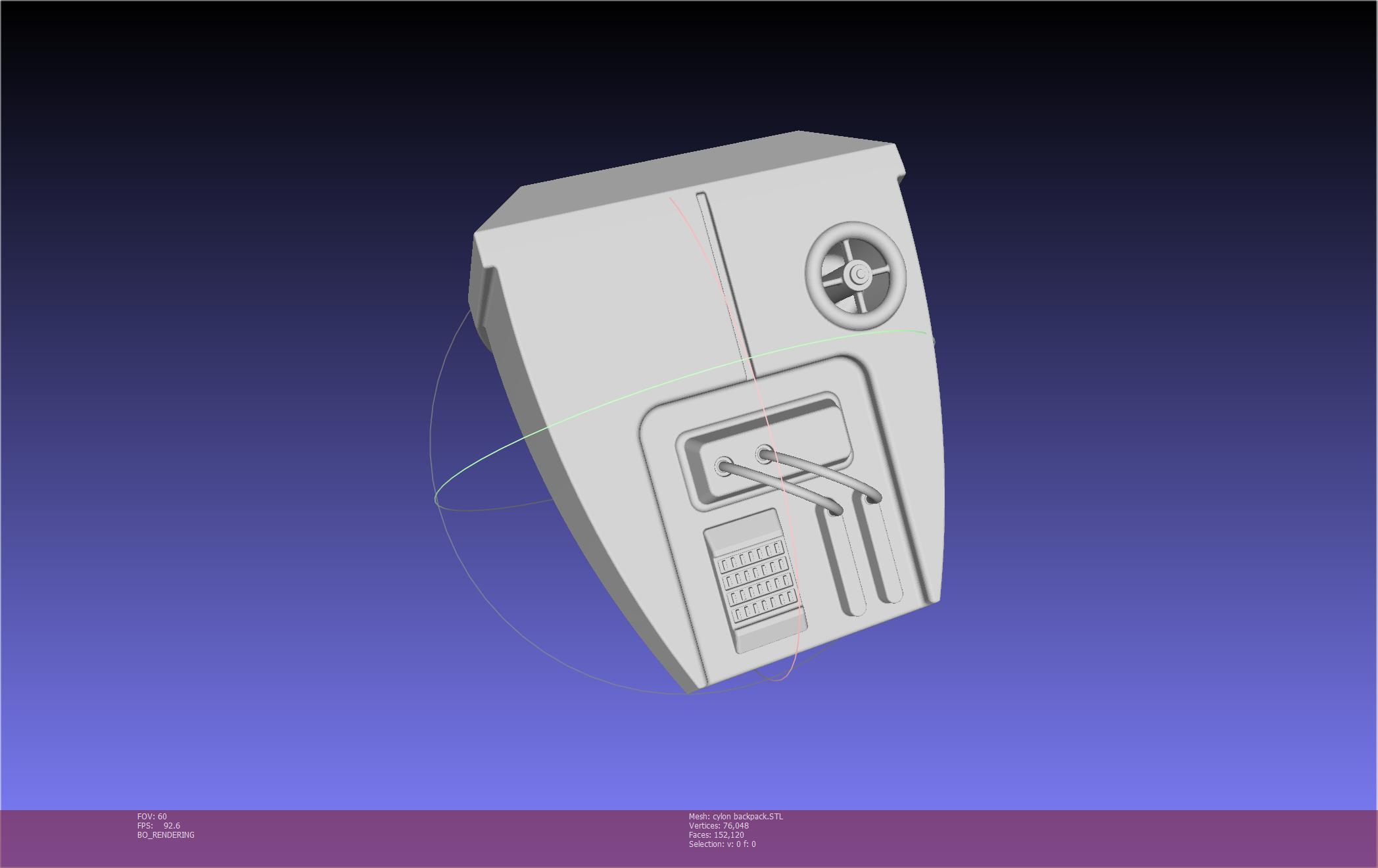 STL file Battlestar Galactica Cylon Costume Backpack 🎒・3D print model ...