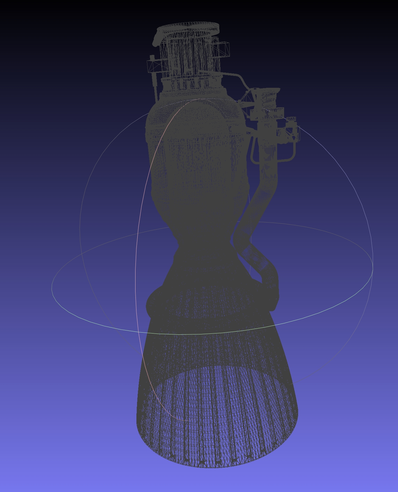 Fichier STL Space-X Merlin 1D Rocket Engine Printable Desk (en anglais ...