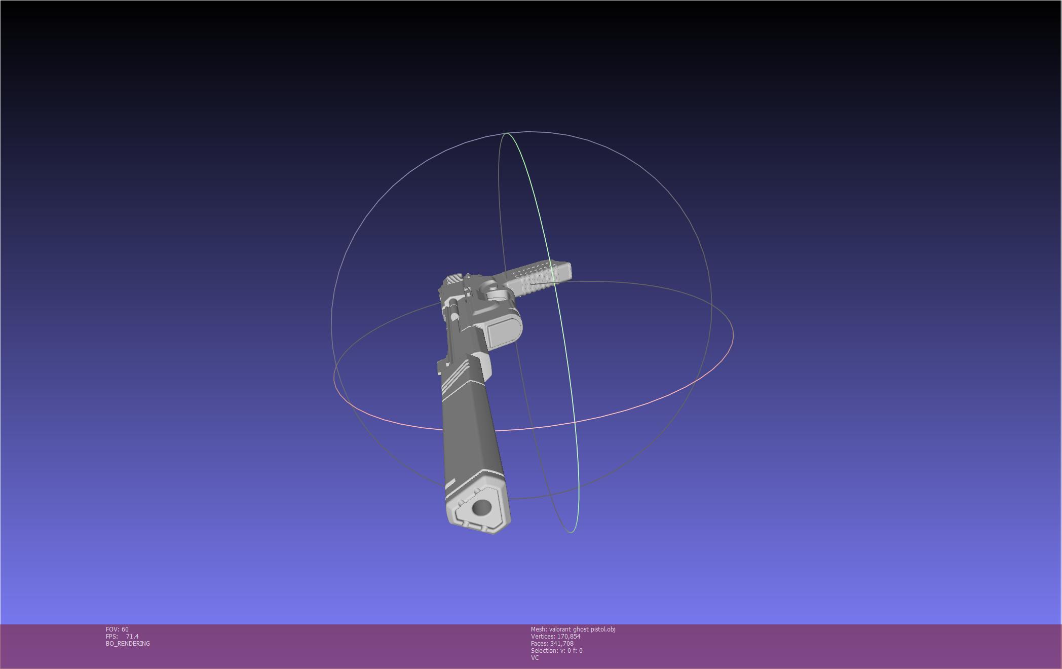 STL file Valorant Ghost Pistol Basic Model 👻・3D printing design to ...