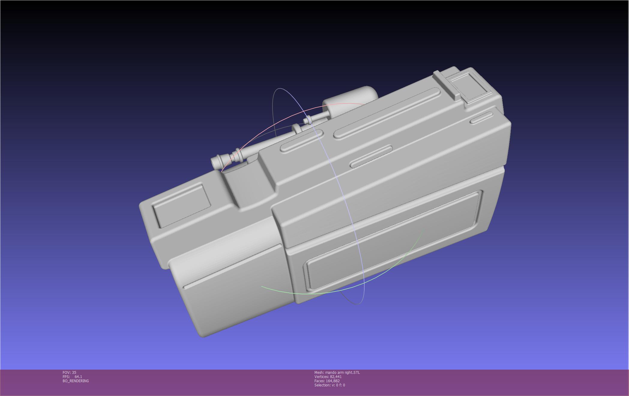 STL file Star Wars Mandalorian Beskar Armor Right Arm ⭐・Model to ...