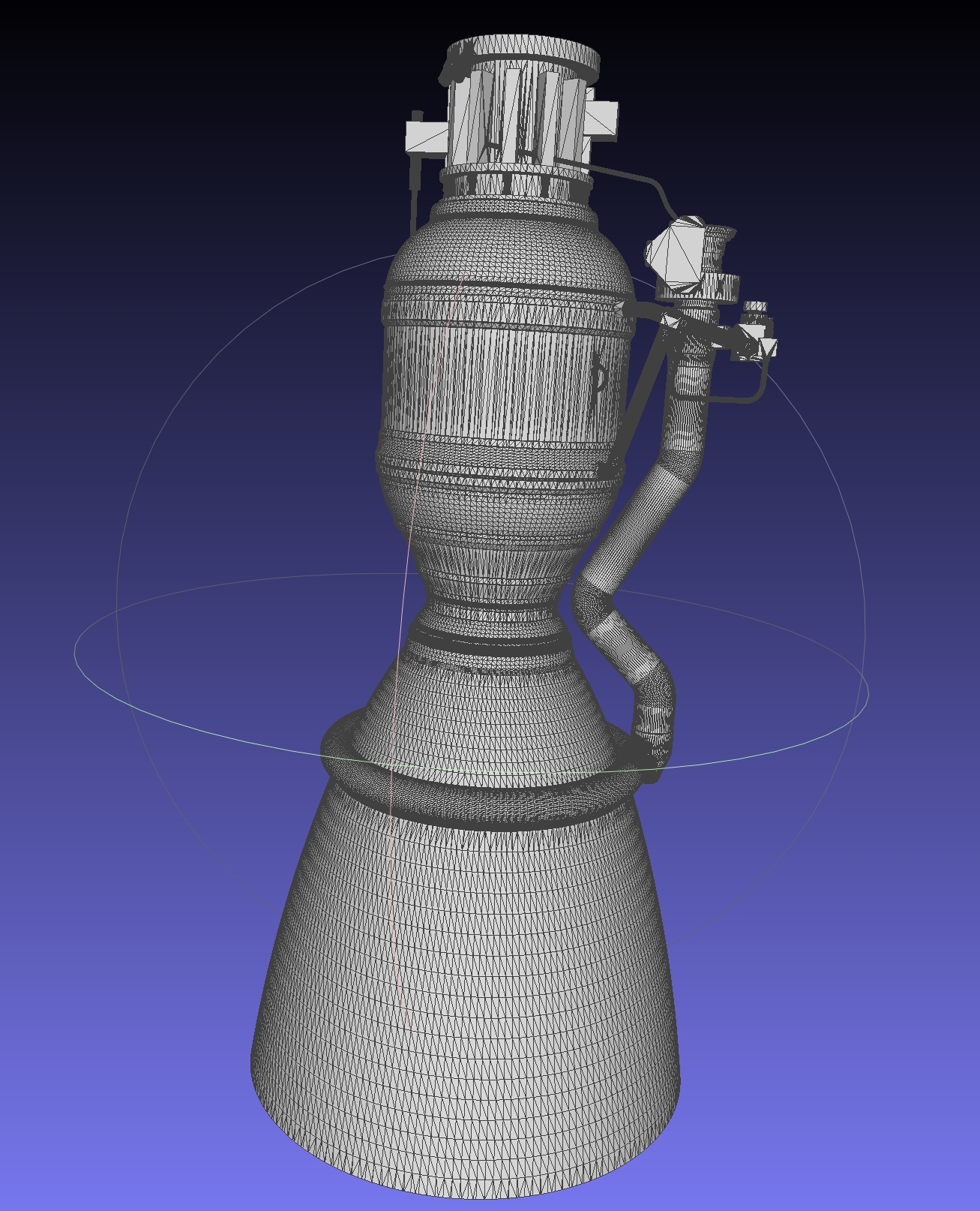 Fichier STL Space-X Merlin 1D Rocket Engine Printable Desk (en anglais ...