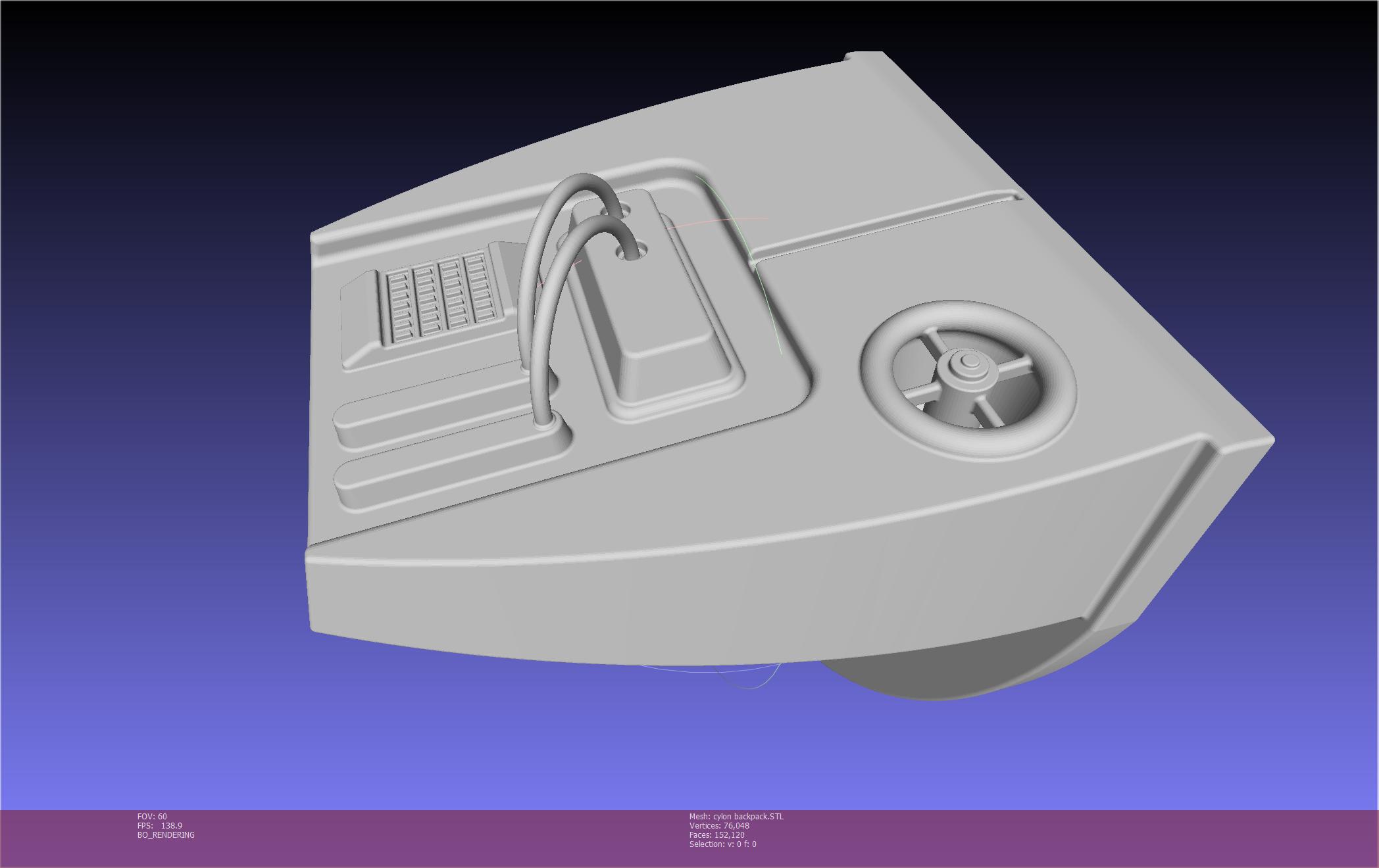 STL file Battlestar Galactica Cylon Costume Backpack 🎒・3D print model ...