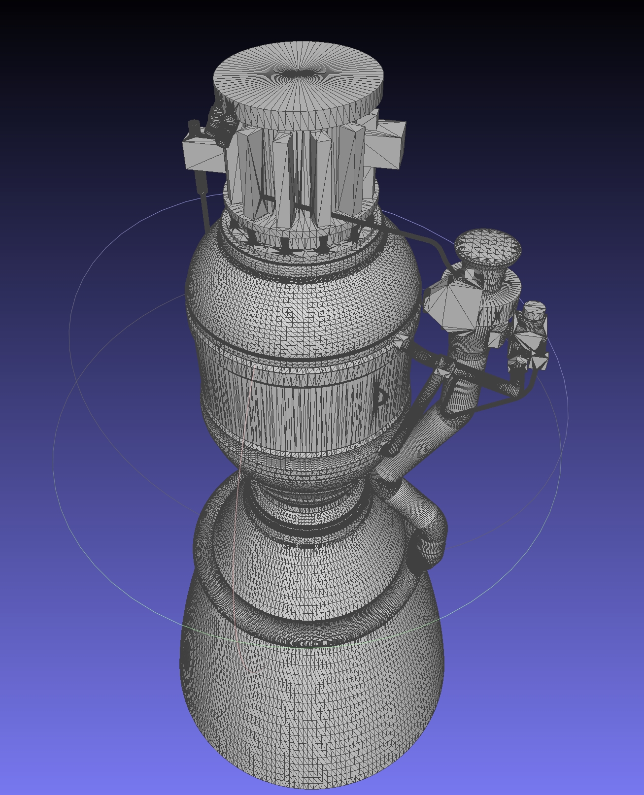 Fichier STL Space-X Merlin 1D Rocket Engine Printable Desk (en anglais ...