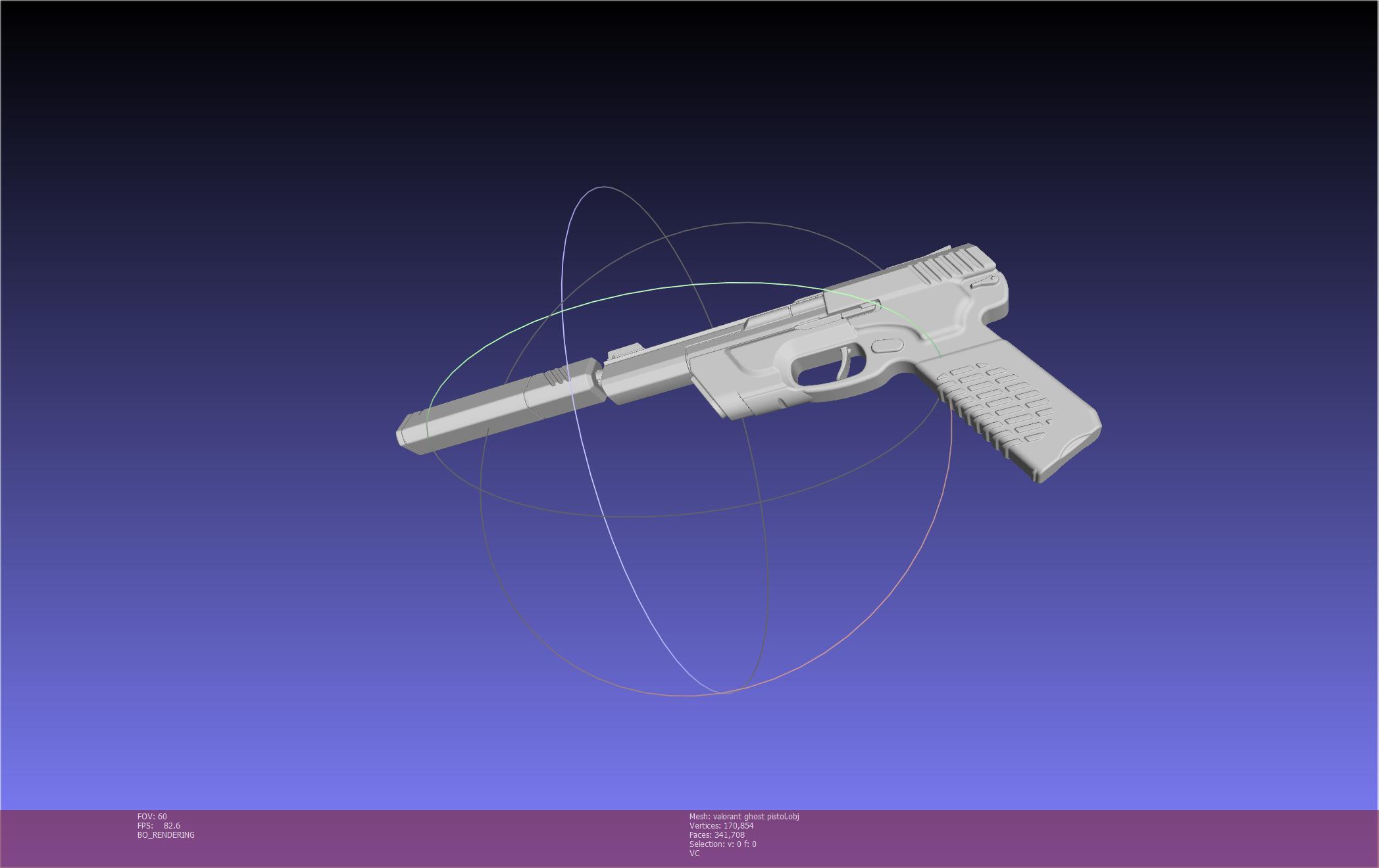 STL file Valorant Ghost Pistol Basic Model 👻・3D printing design to ...