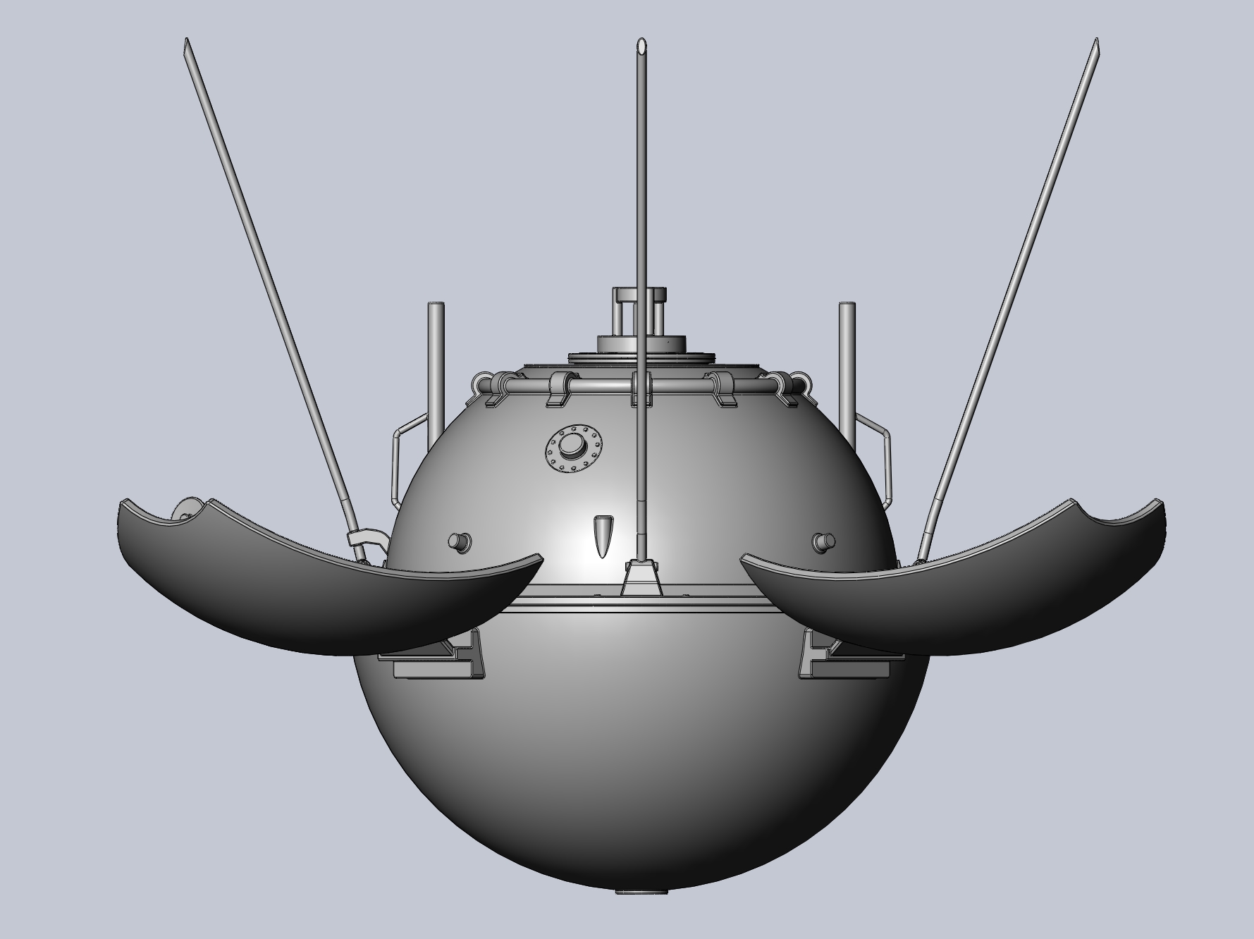 STL file Luna 9 Moon Probe 🌙・Template to download and 3D print・Cults