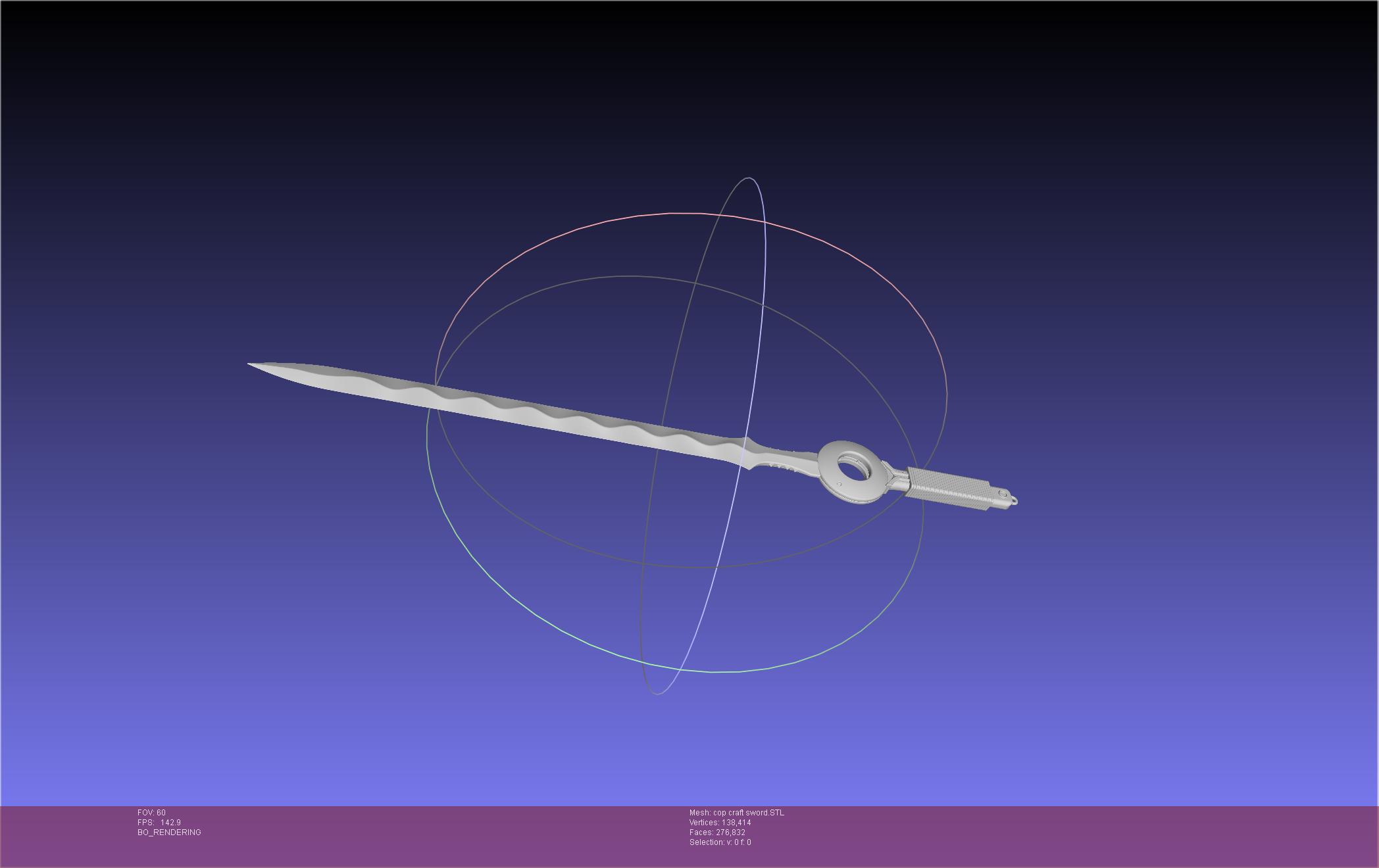 STL-Datei Cop Craft Sword Printable Montage 🗡️・3D-druckbare Vorlage zum ...