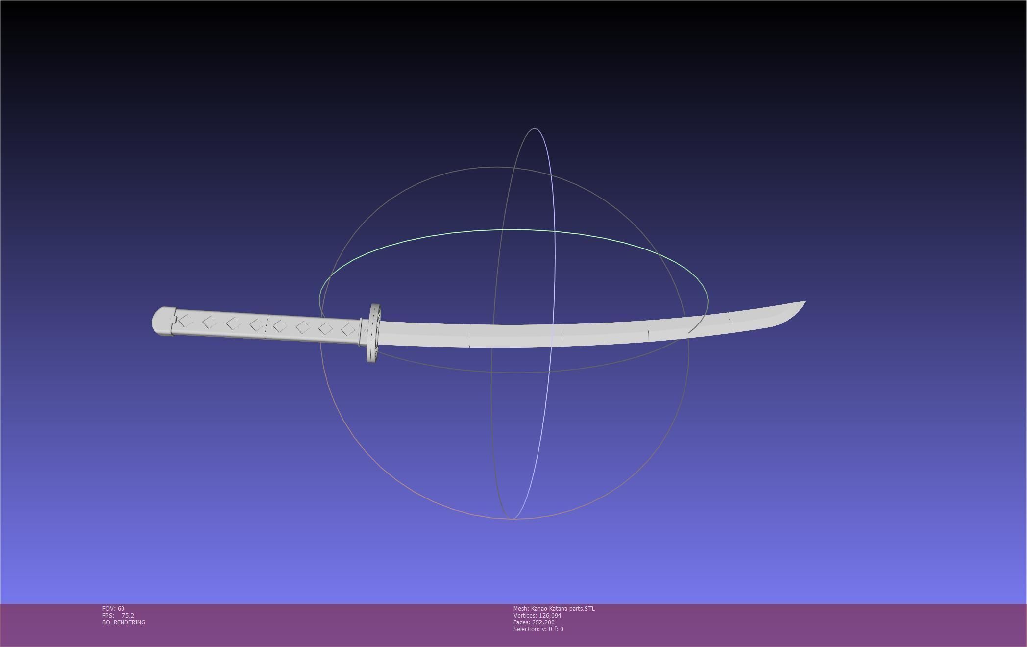 Archivo STL Katana Kanao Cazador de Demonios・Idea de impresión 3D para ...