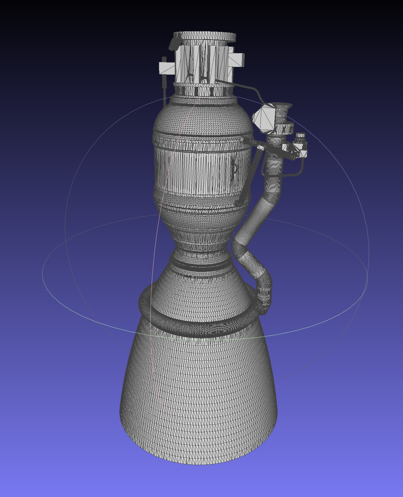 Fichier STL Space-X Merlin 1D Rocket Engine Printable Desk (en anglais ...