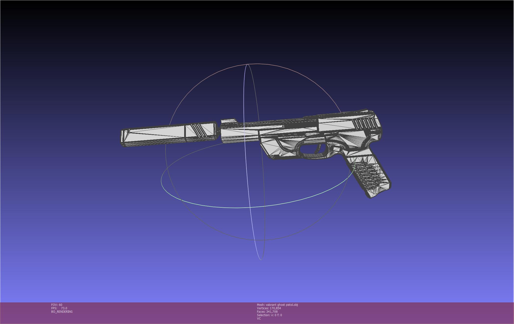 STL file Valorant Ghost Pistol Basic Model 👻・3D printing design to ...